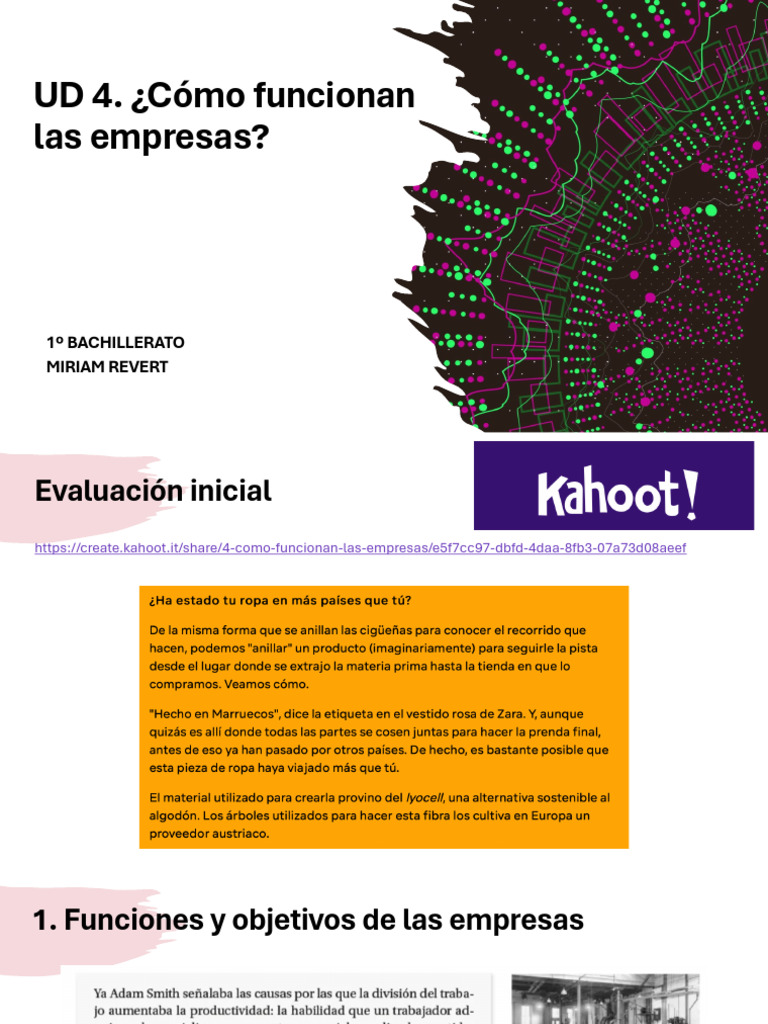 Unitat 4 Eco 1batx | PDF