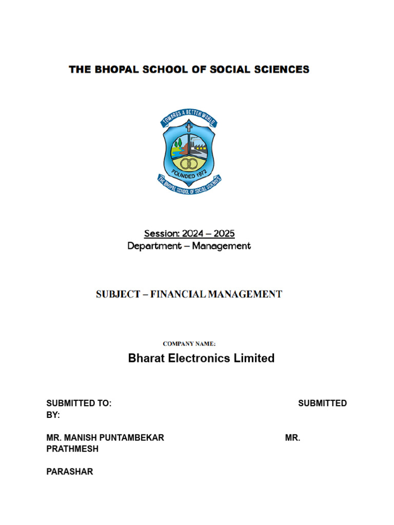 BEL's Financial and Strategic Overview | PDF | Equity (Finance) | Financial Economics
