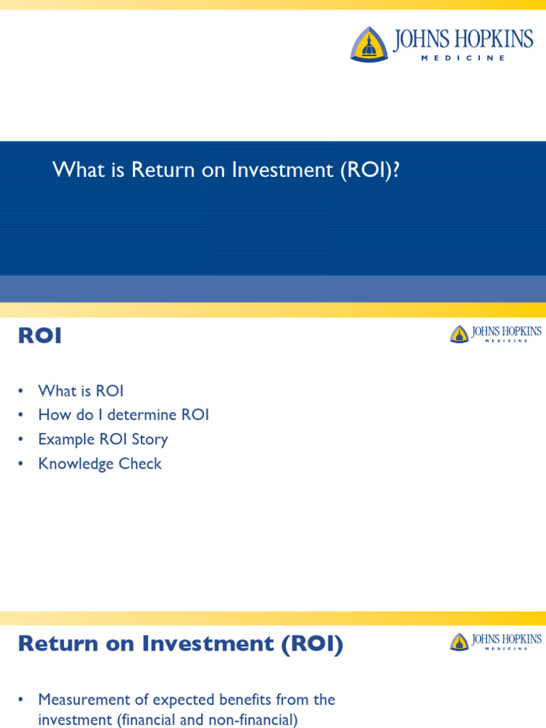 What-is-ROI-Slides | PDF