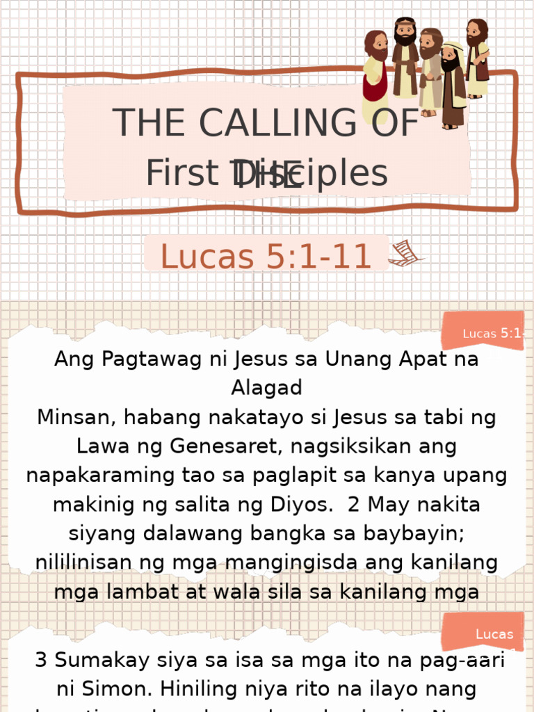 The Calling of The First Disciples | PDF