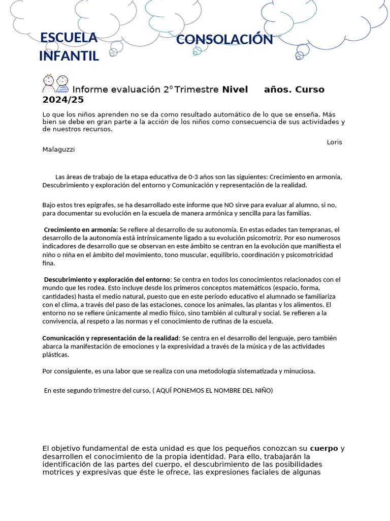 Informe Segundo Trimestre | PDF | Aprendizaje