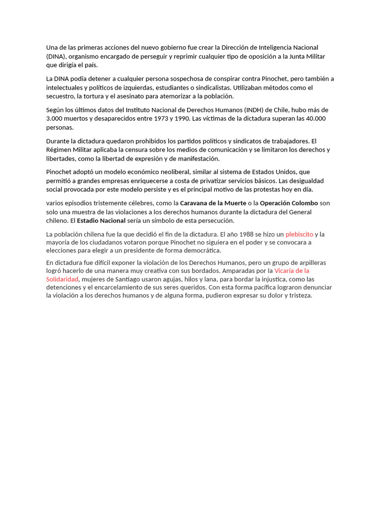 Pinochet | PDF
