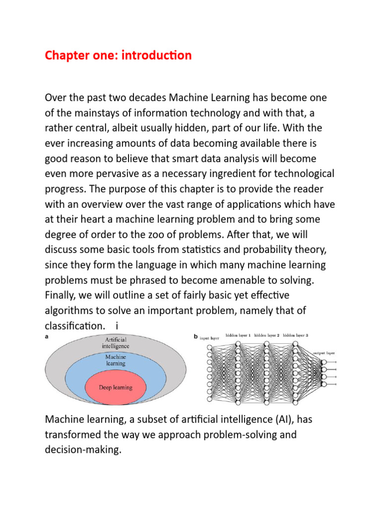 Chapter 1,2,3_ML | PDF | Machine Learning | Support Vector Machine