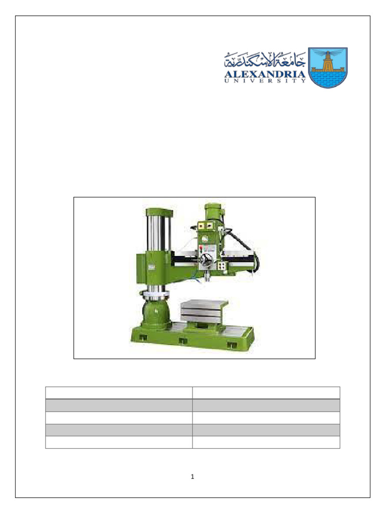 Clamping and Drilling Machine | PDF | Drill | Drilling