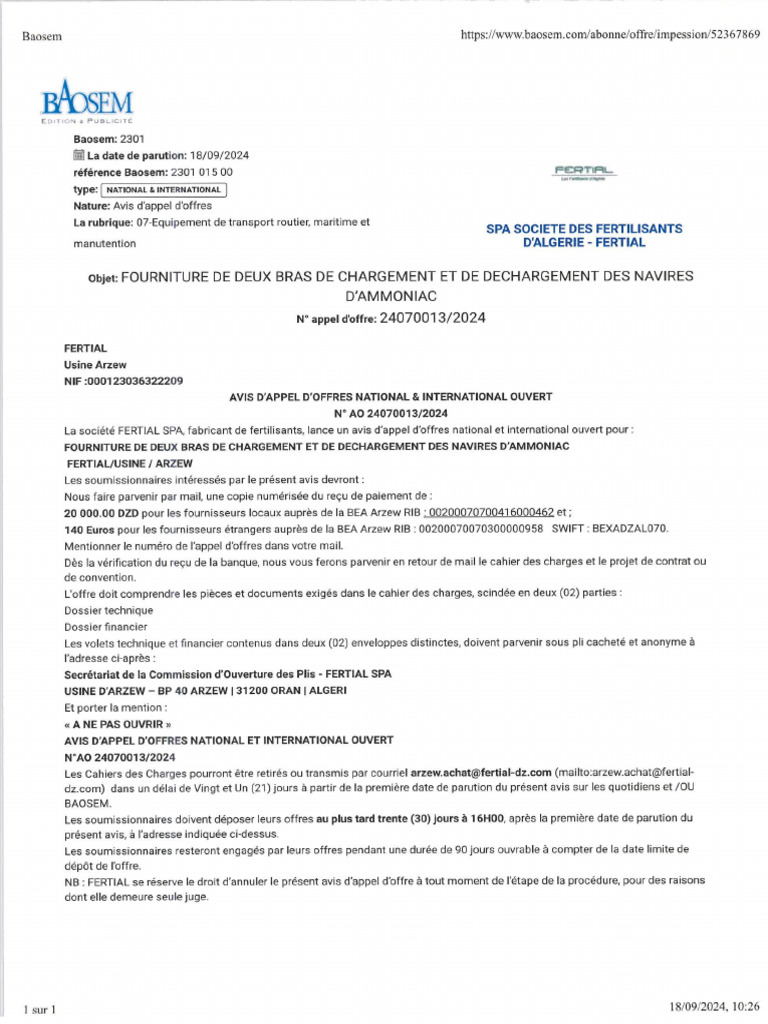 Baosem 24070013 | PDF