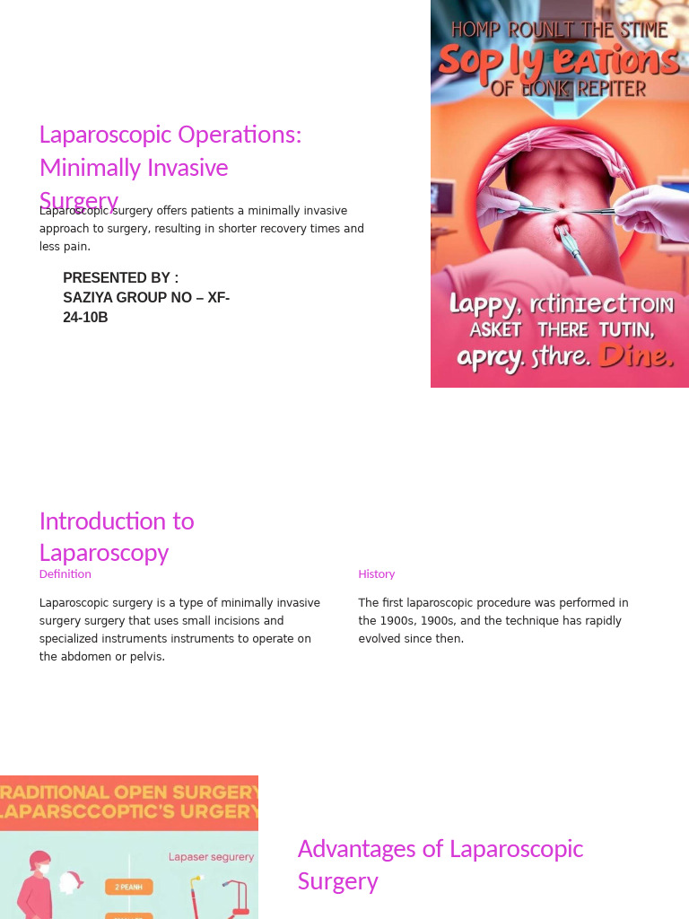 Laparoscopic Operations Minimally Invasive Surgery Compressed (1) | PDF ...