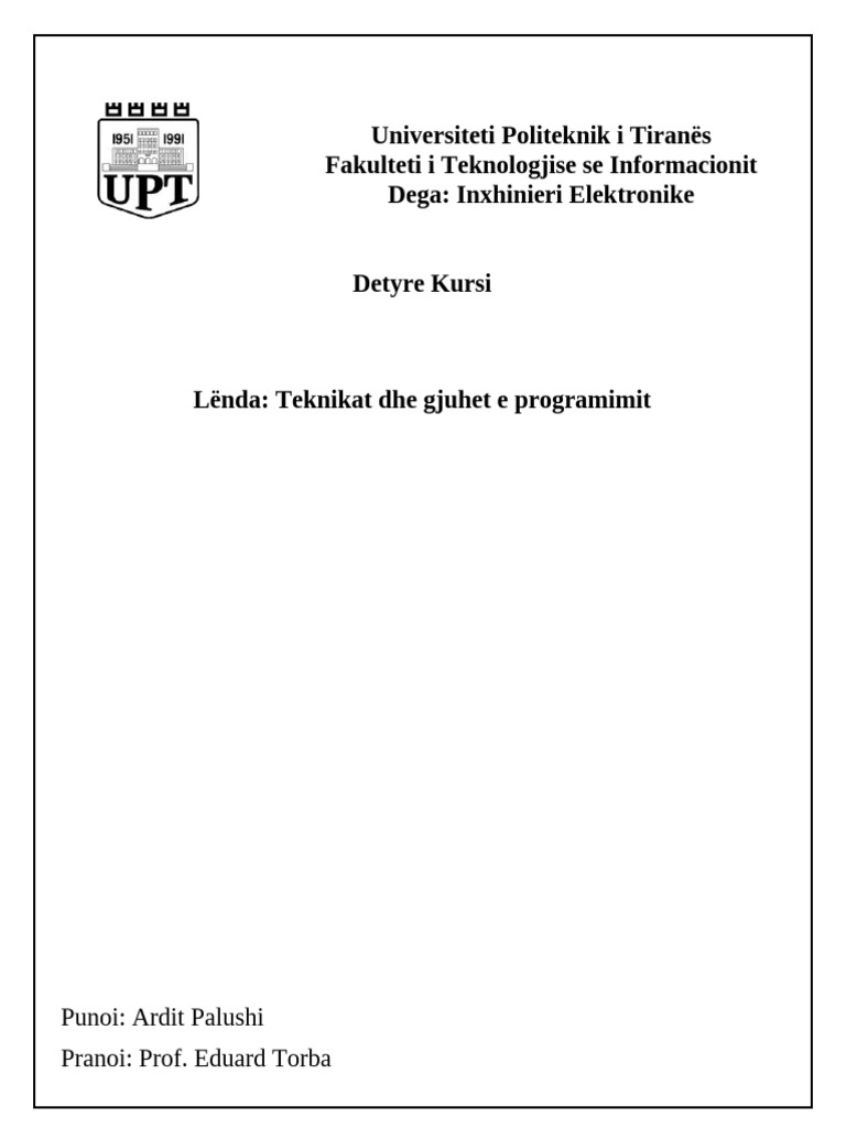 Gjuha C | PDF