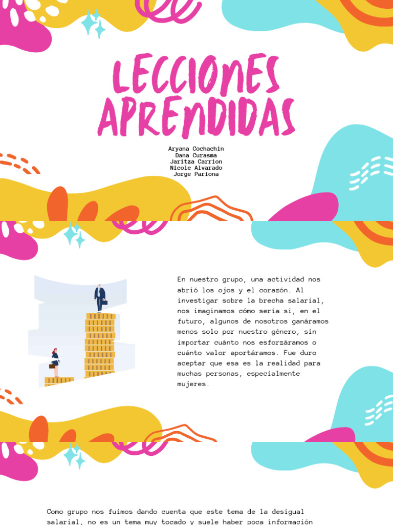 Lecciones aprendidas | PDF