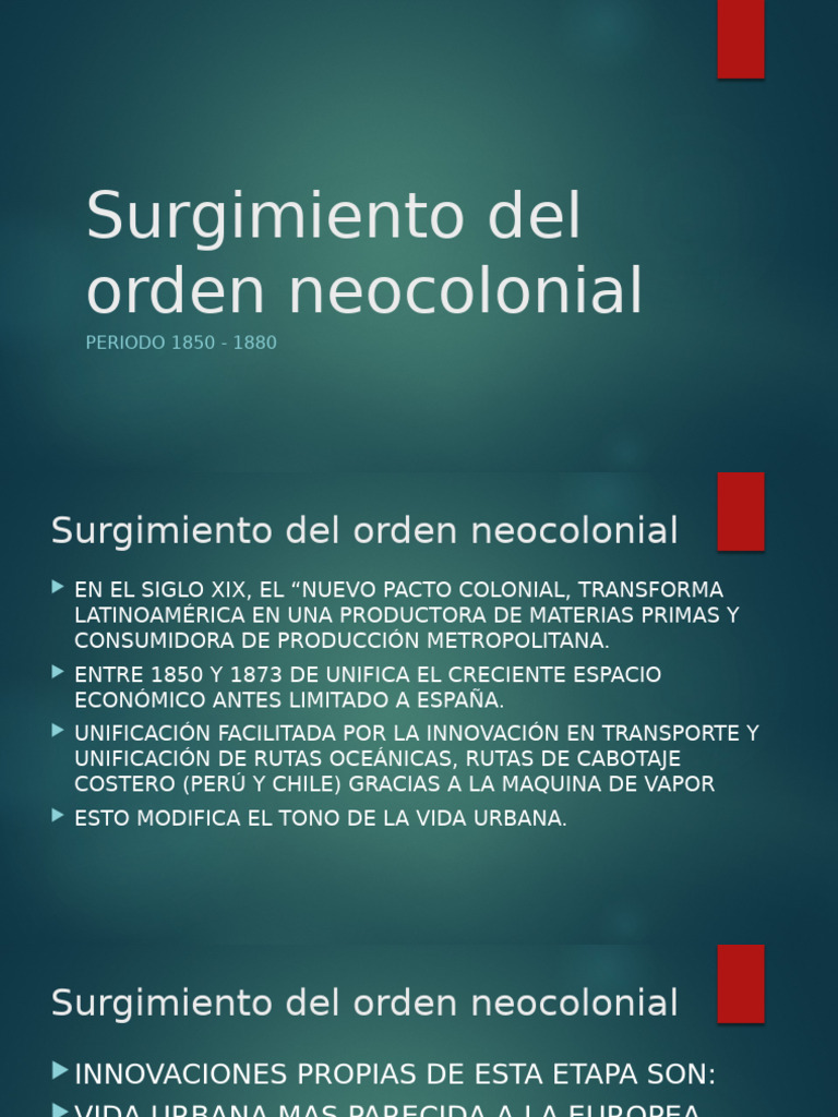 Surgimiento Del Orden Neocolonial | PDF | Guatemala | Esclavitud
