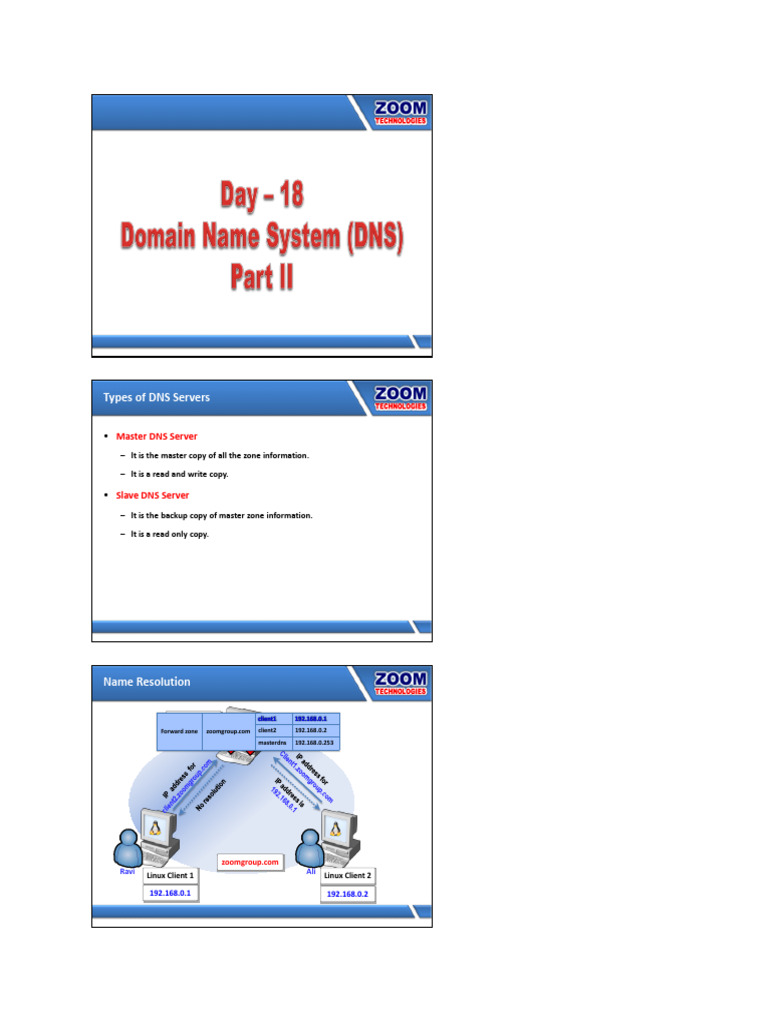 Day18-DNS-2 | PDF | Domain Name System | Communications Protocols