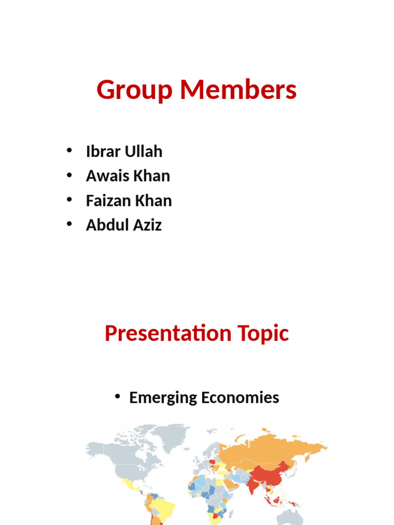Characteristics of Emerging Economies | PDF | Economies | Investing