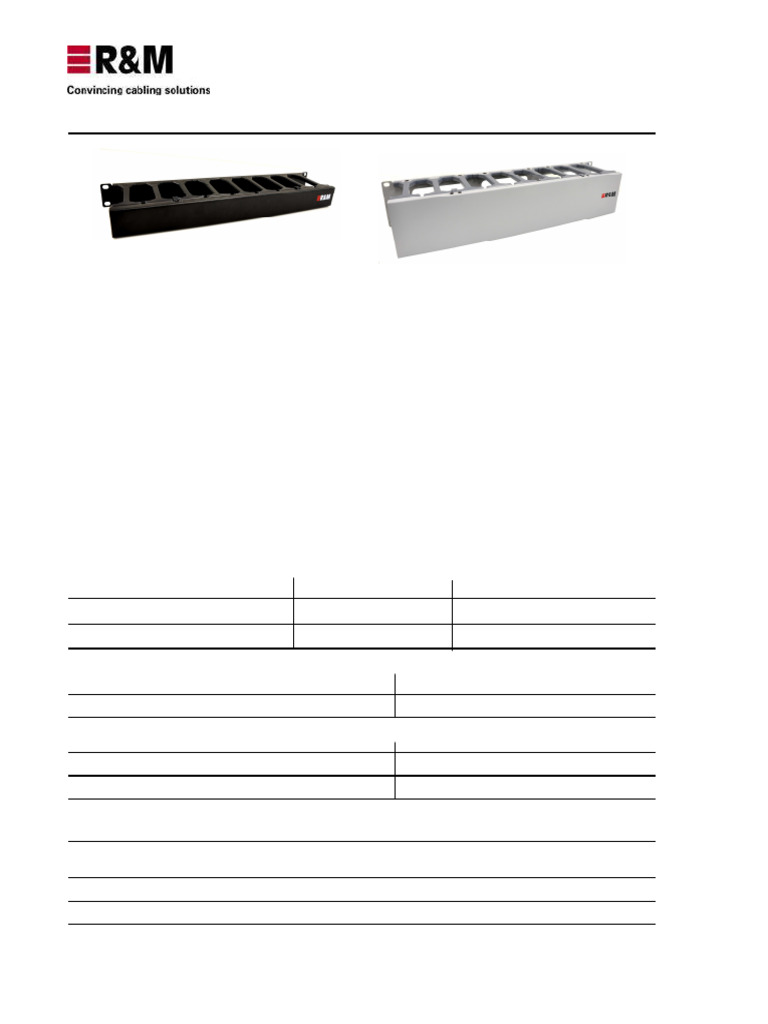 Cable management | PDF | Materials