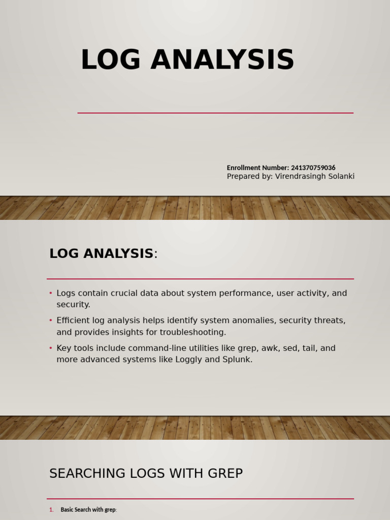 Log Analysis | PDF | Regular Expression | Software Engineering