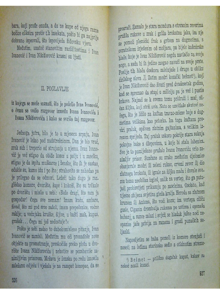 Kako Su Se Zavadili Ivan Ivanovič I Ivan Nikiforovič (Dragged) 4 | PDF