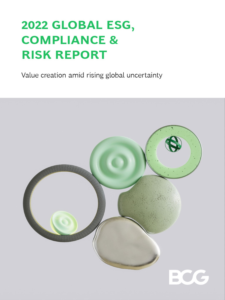 BCG 2022 ESG Compliance Risk Report 2022 | PDF | Computer Security | Security