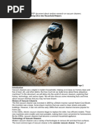 Vacuum Cleaner Checklist Ver0 | PDF | Technology & Engineering