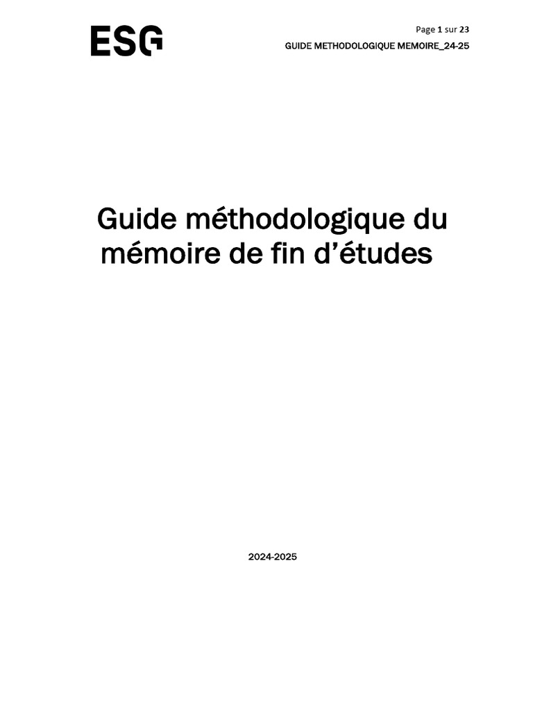 Guide Memoire 2024-2025 | PDF | Achat à effet de levier | Mémoire
