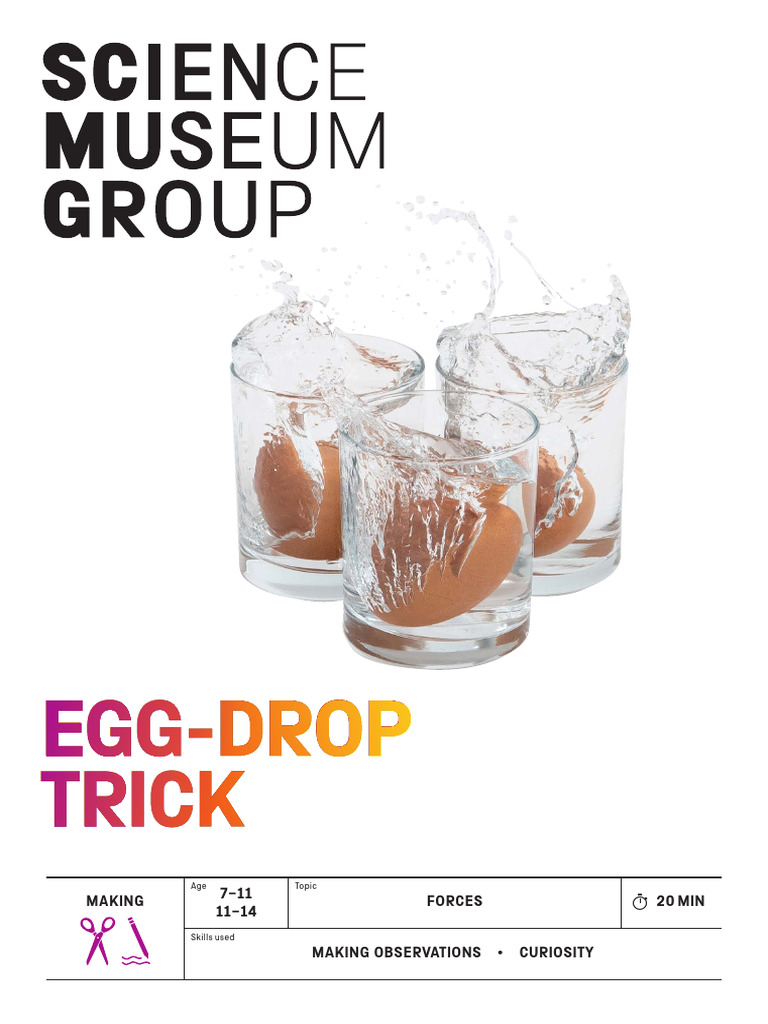 Egg Drop Trick Using Friction | PDF | Friction | Force
