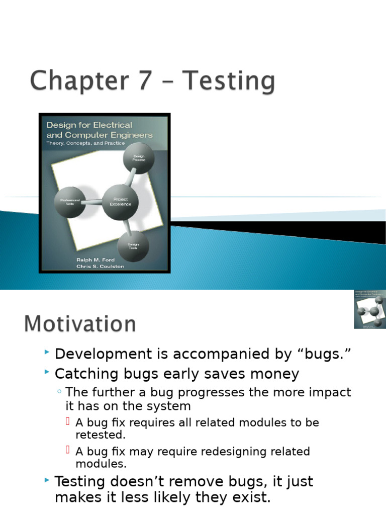 Ch07 Testing | PDF | Software Testing | Software Bug