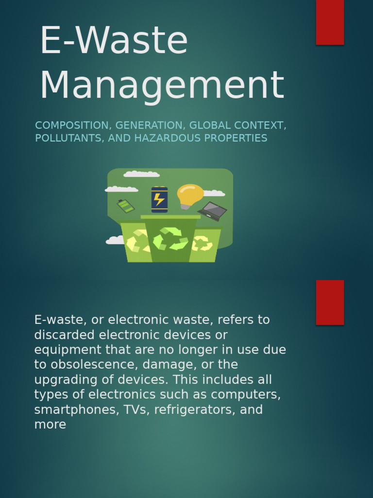E-Waste_Management_Refined_Presentation | PDF