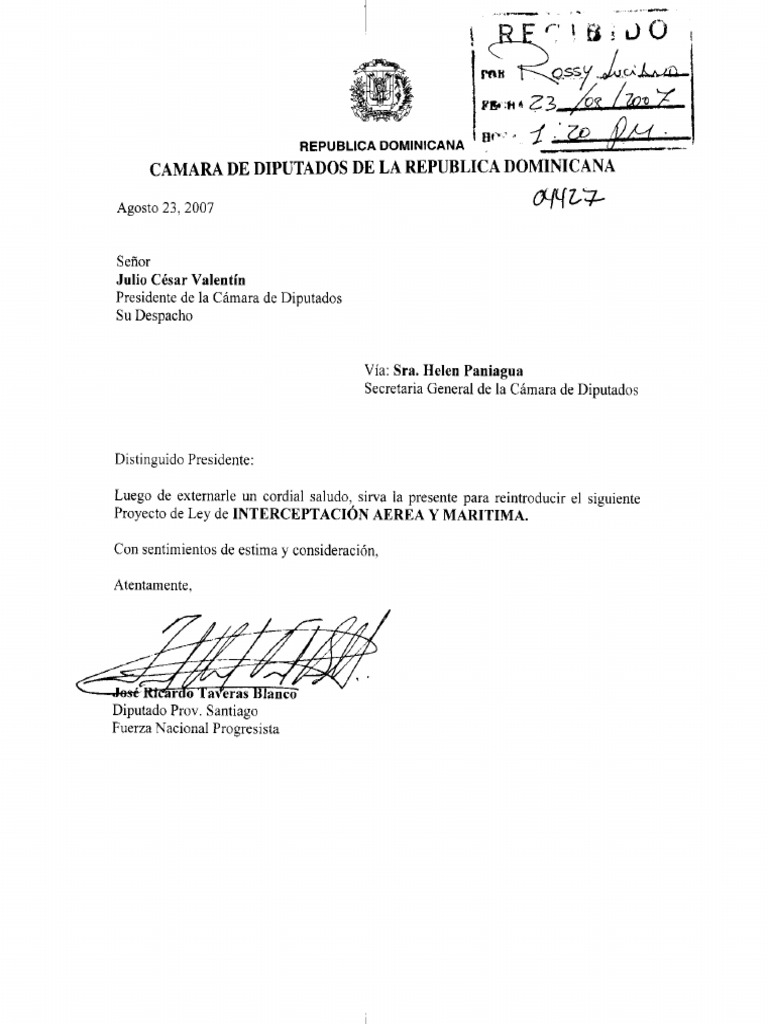 Proyecto ley derribo | PDF