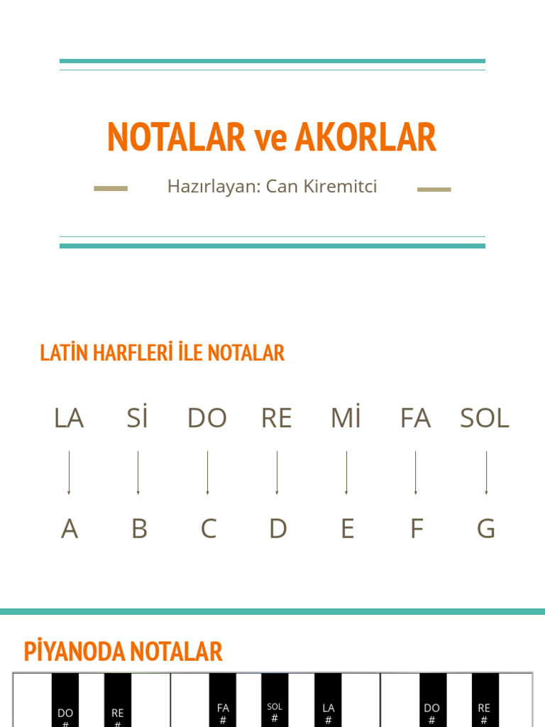67 - Notalar Ve Akorlar - Can Kiremitci Ile Evde Kendi Müziğini Yap | PDF