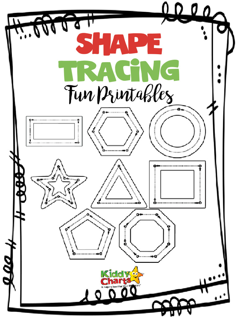 Shape Tracing For Kids | PDF