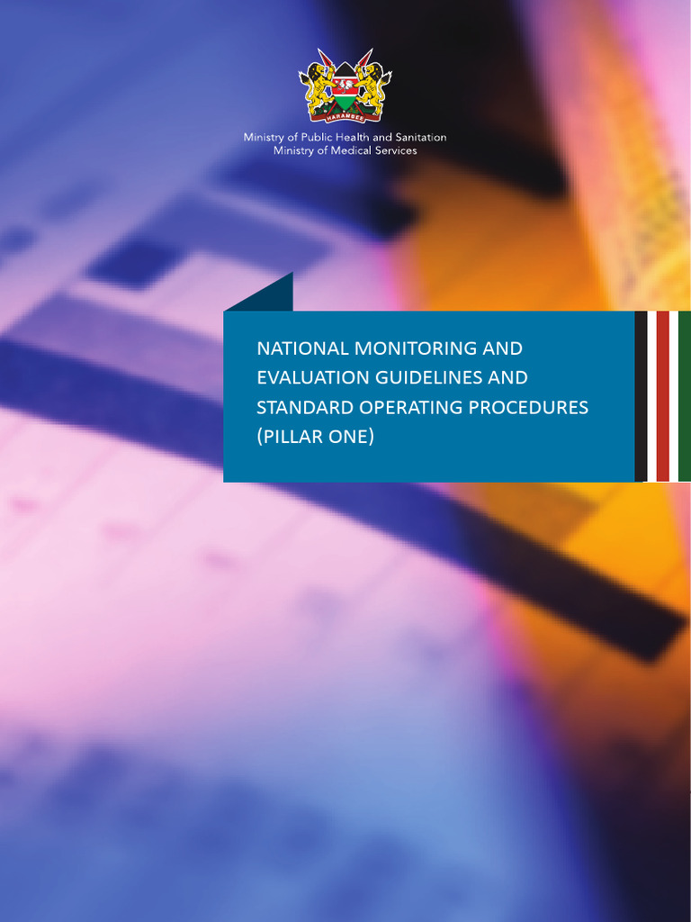 National_M_E_Guidelines_and_SOPs | PDF | Evaluation | Monitoring And Evaluation
