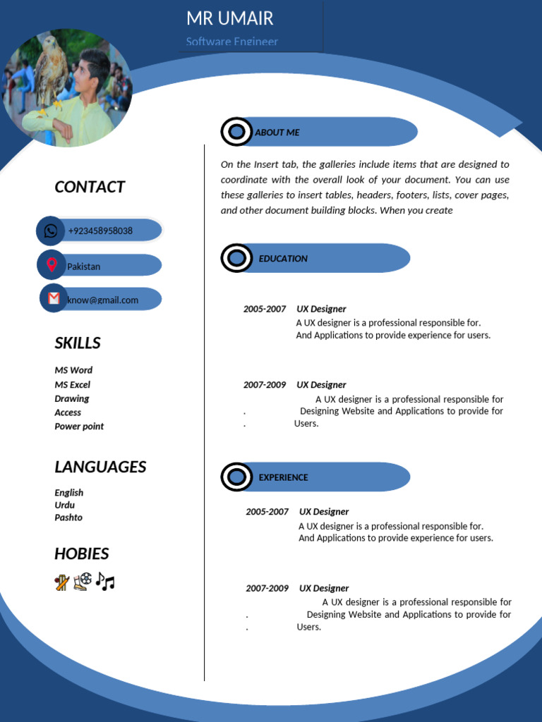 Umair cv | PDF