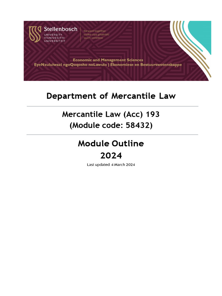 ML193 (2024) - Module Framework (4 March 2024) | PDF | Lecture | Quiz ML193 (2024) - Module Framework (4 March 2024) | PDF | Lecture | Quiz