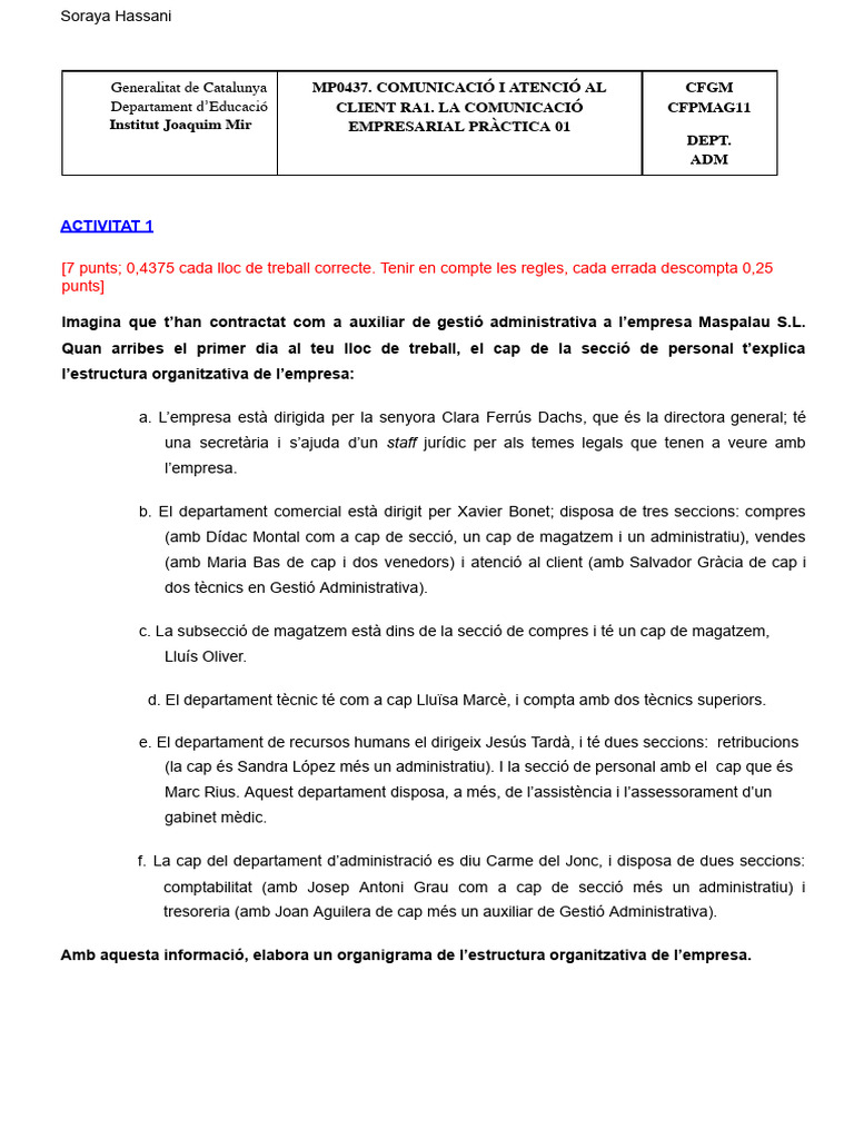 Ra1 - Pràctica 01 | PDF