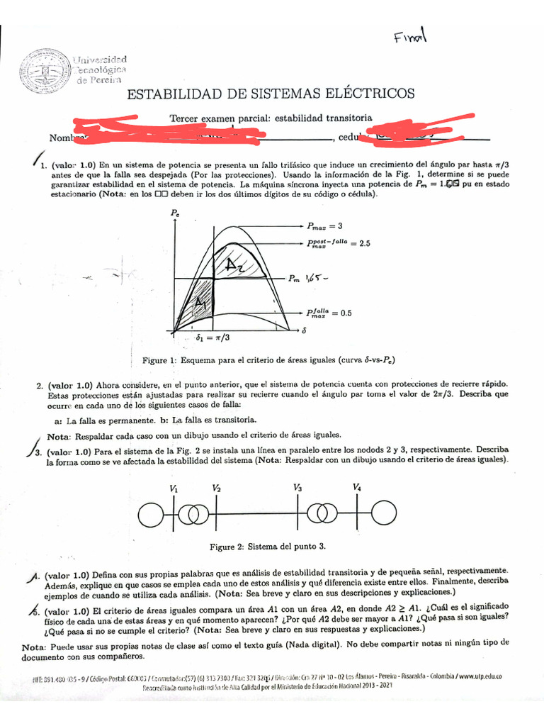 Final Estabilidad 2023-1 | PDF
