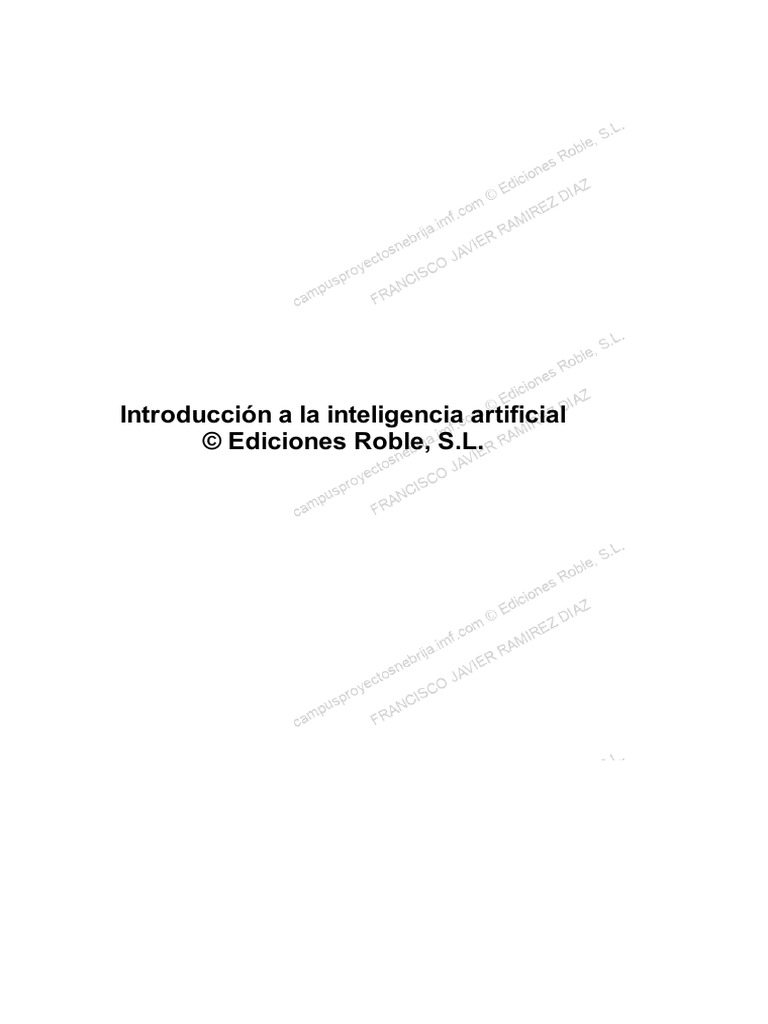 02 Introduccion ALa Inteligencia Artificial | PDF | Inteligencia artificial | Inteligencia (IA ...