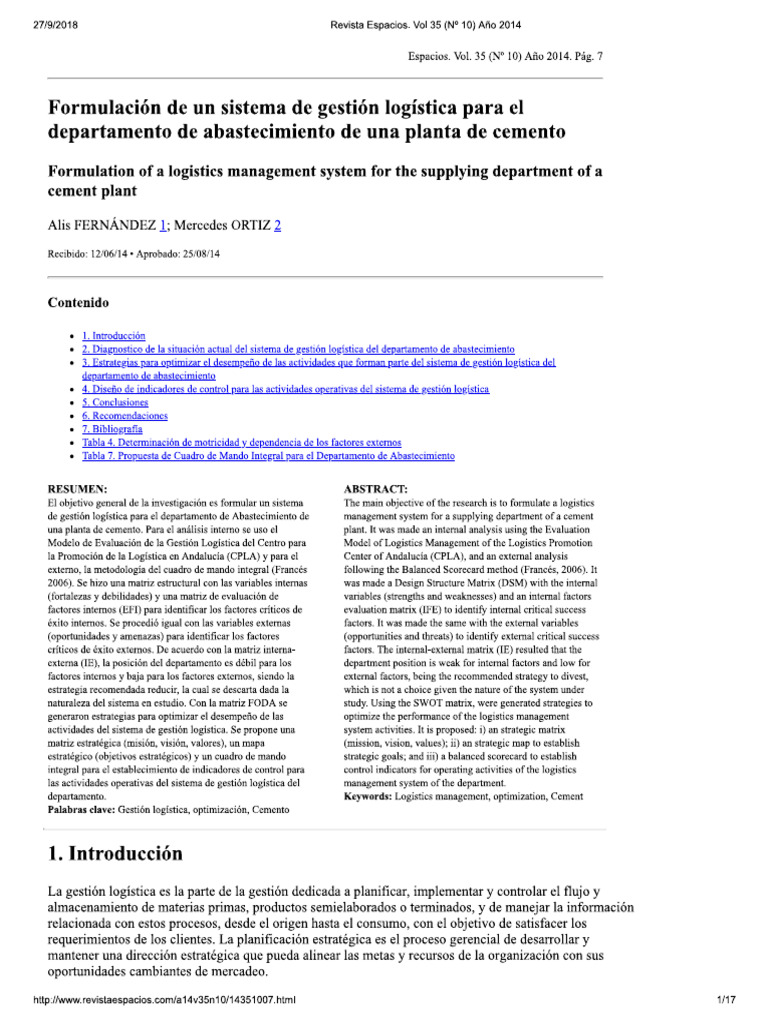 Determina de Motric y Dependencia | PDF