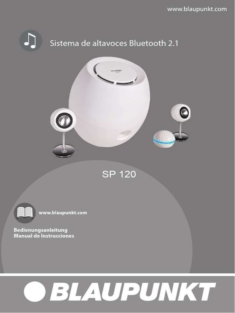 SP 120 | PDF | Bluetooth | Altoparlante