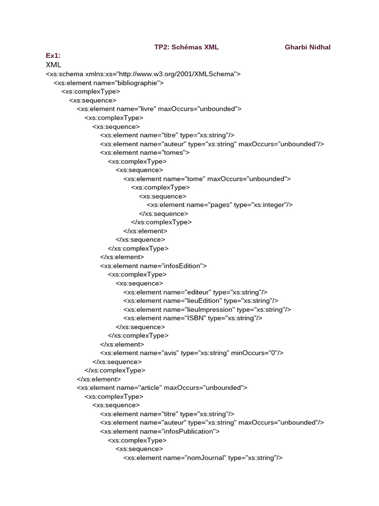 Nidhal Gharbi | PDF | Xml | Data Serialization Formats