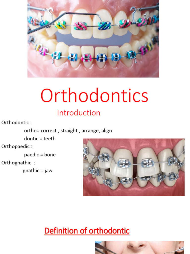 Definition &aim of Ortho | PDF
