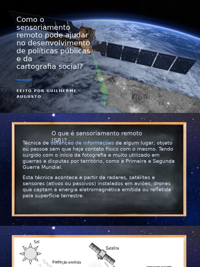 Como o Sensoriamento Remoto Pode Ajudar No Desenvolvimento de Políticas ...