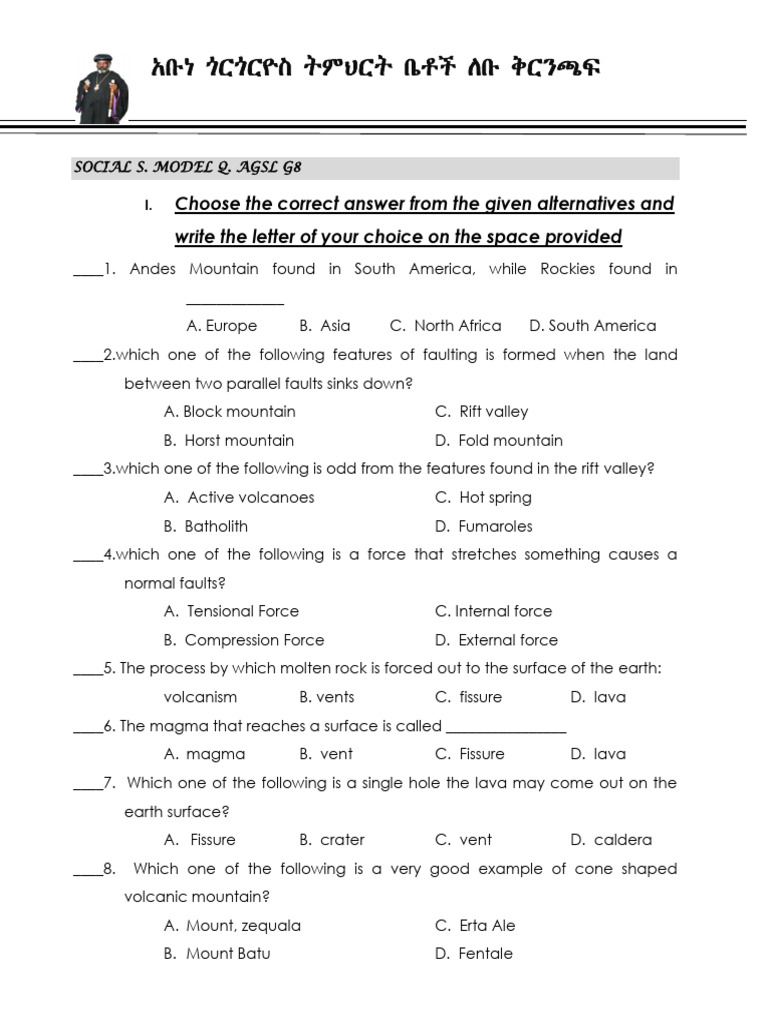 Social grade 8 | PDF | Volcano | Earthquakes