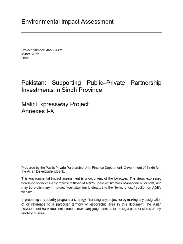 002 Eia en - 3 | PDF | Environmental Impact Assessment | Controlled Access Highway