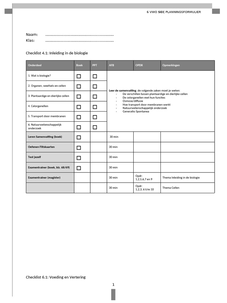 Checklist SEI 6V 2425 | PDF