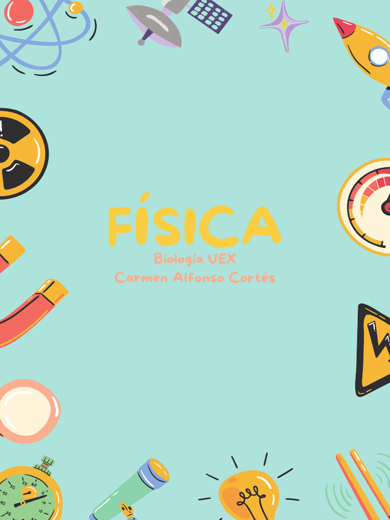 Illustration Aesthetic Physics Blank Paper A4 Document | PDF