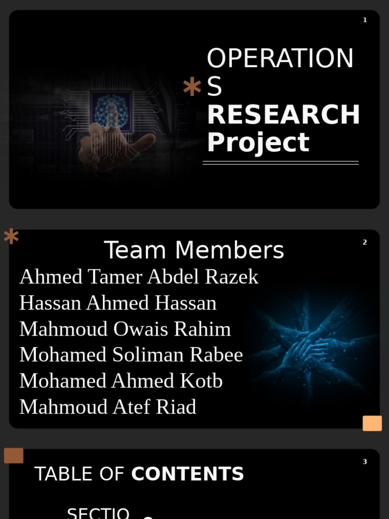 Operations Research Project | PDF | Mathematical Optimization