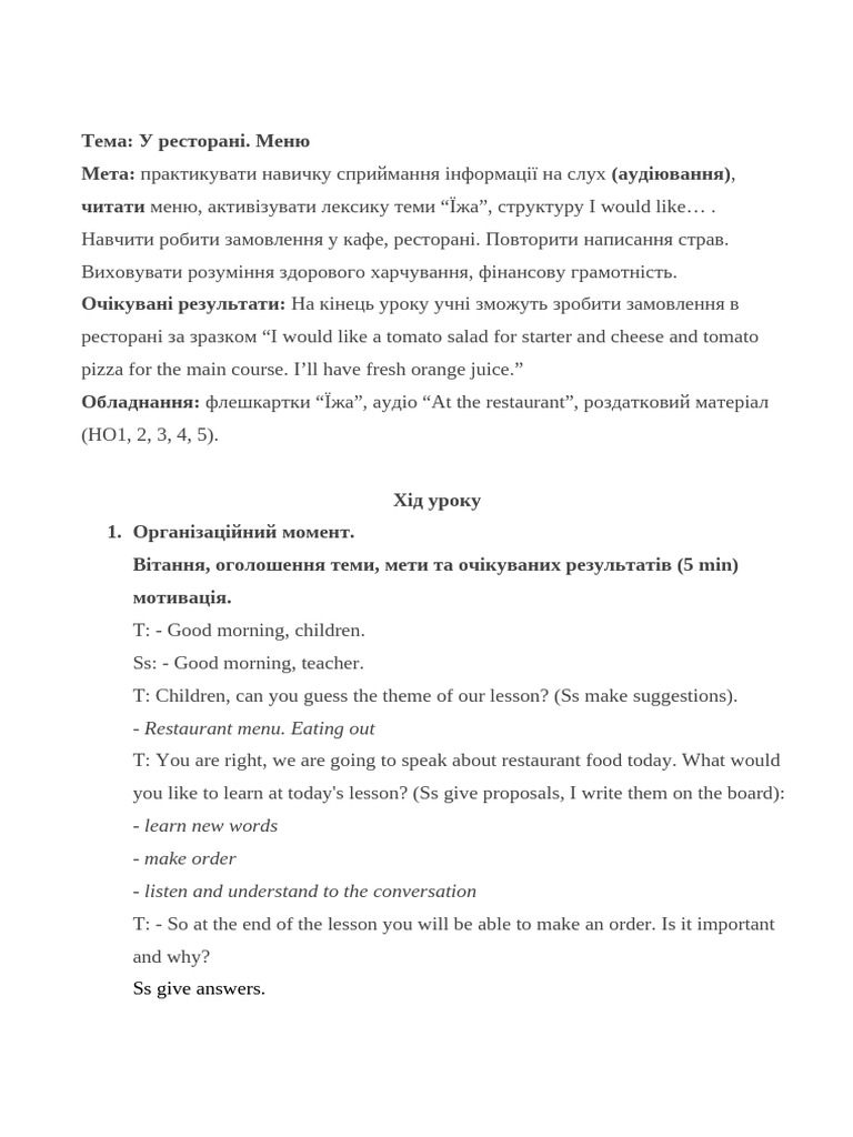 339085 | PDF | Menu | Restaurants