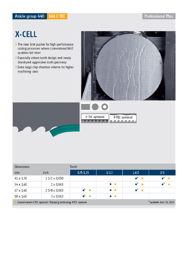M42 XCell Datasheet | PDF