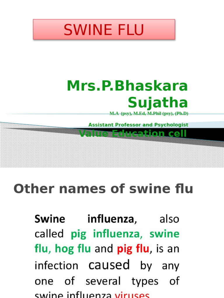 presentation_swine____flue_1485106557_130241 | PDF | Swine Influenza ...