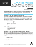 Flow Meter K-Factor Guide | PDF | Flow Measurement | Gases