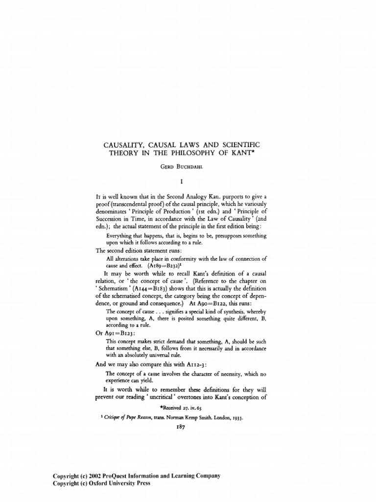 Buchdahl, Gerd-Causality, Causal Laws and Scientific Theory in The ...