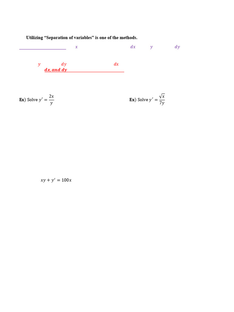 AP Calculus BC CH 6-2 Differential Equations - Growth and Decay Class ...
