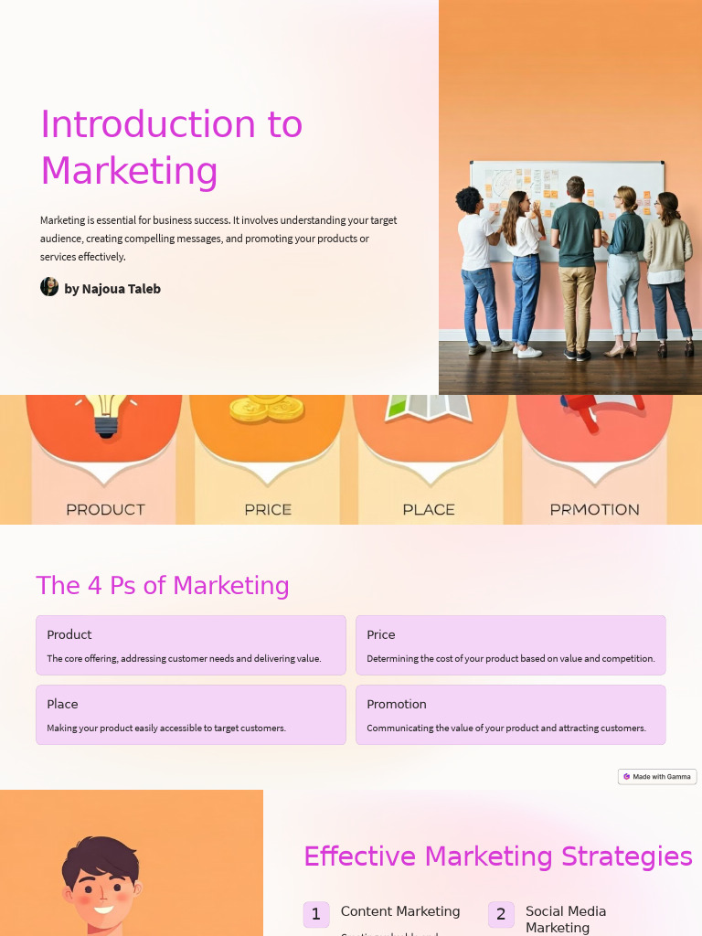 Introduction To Marketing | PDF